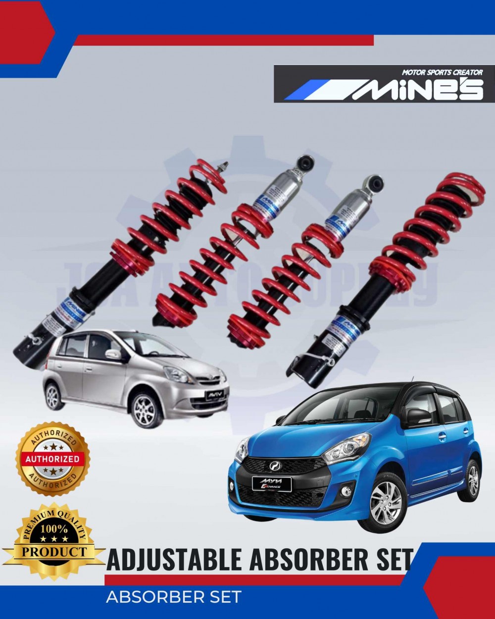 Myvi - Viva Adjustable Absorber Set