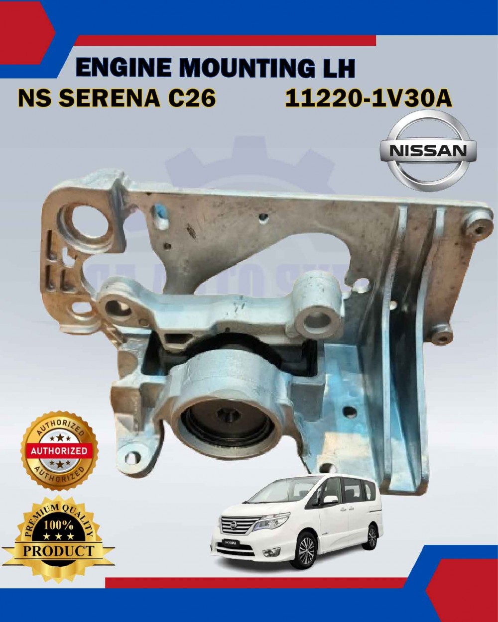 Engine Mounting Left-Nissan Serena C26-NISSAN ORIGINAL-11220-1V30A ...