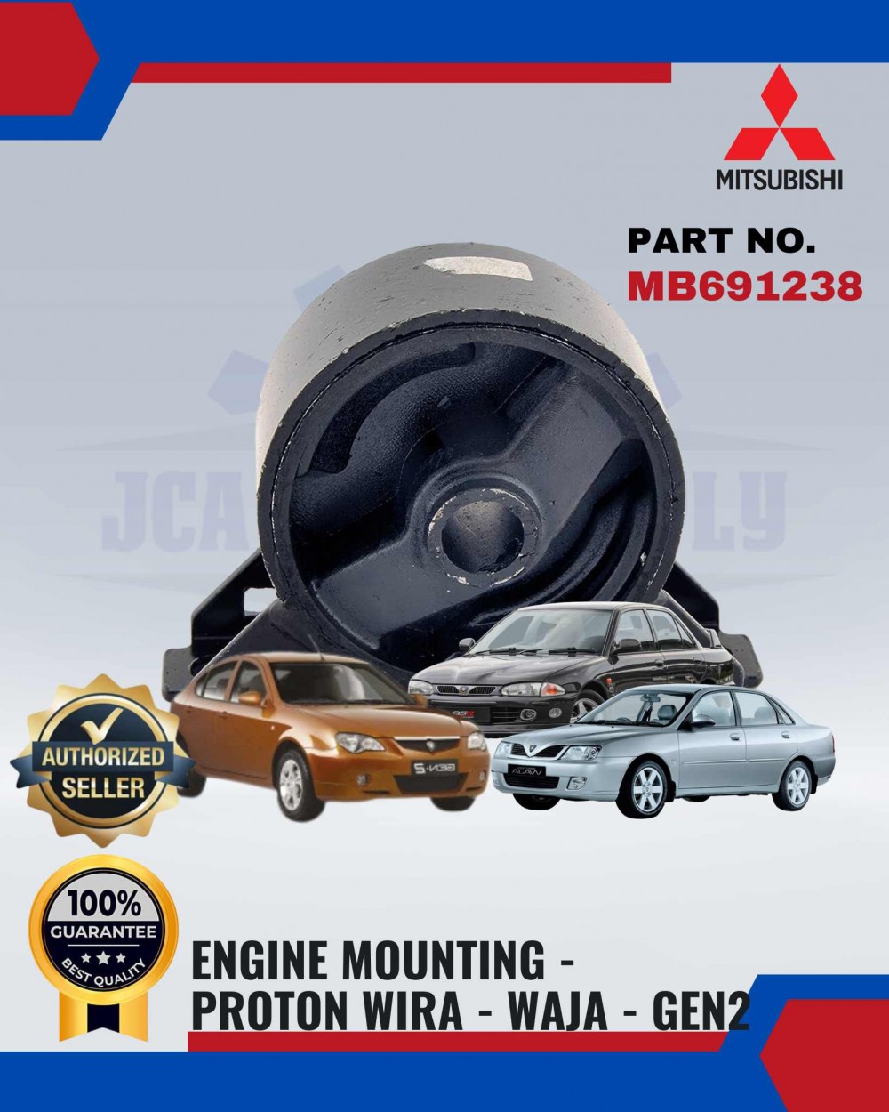 Engine Mounting-Mitsubishi-Wira-Waja-Gen2-Auto-Manual-CO-MB691238 | JCA ...