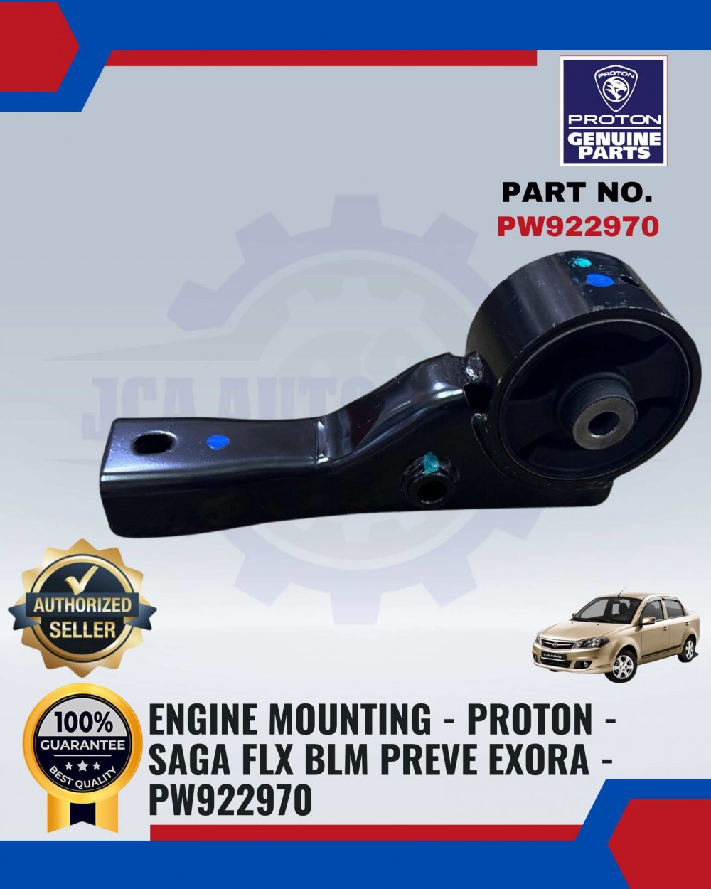 Engine Mounting-Proton Saga Blm Flx-Preve-Exora-PROTON-PW922970 | JCA ...