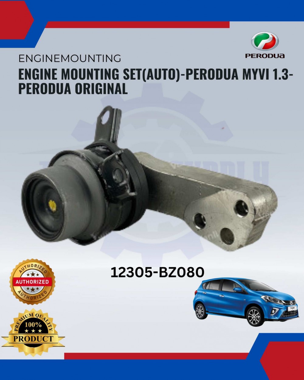 Perodua Myvi 1.3cc. Myvi Lagibest 1.3cc Auto Engine Mounting Set ...