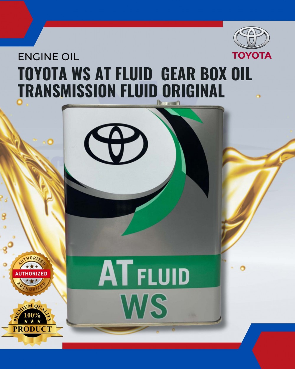 Toyota Ws At Fluid Gear Box Oil Transmission Fluid Original | JCA AUTO ...