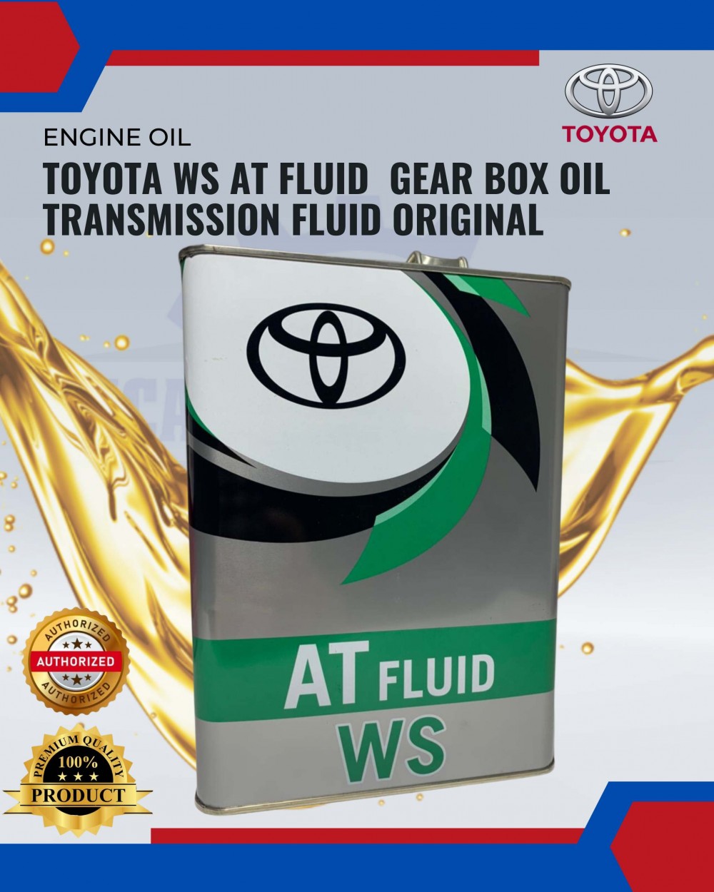 Toyota Ws At Fluid Gear Box Oil Transmission Fluid Original | JCA AUTO ...