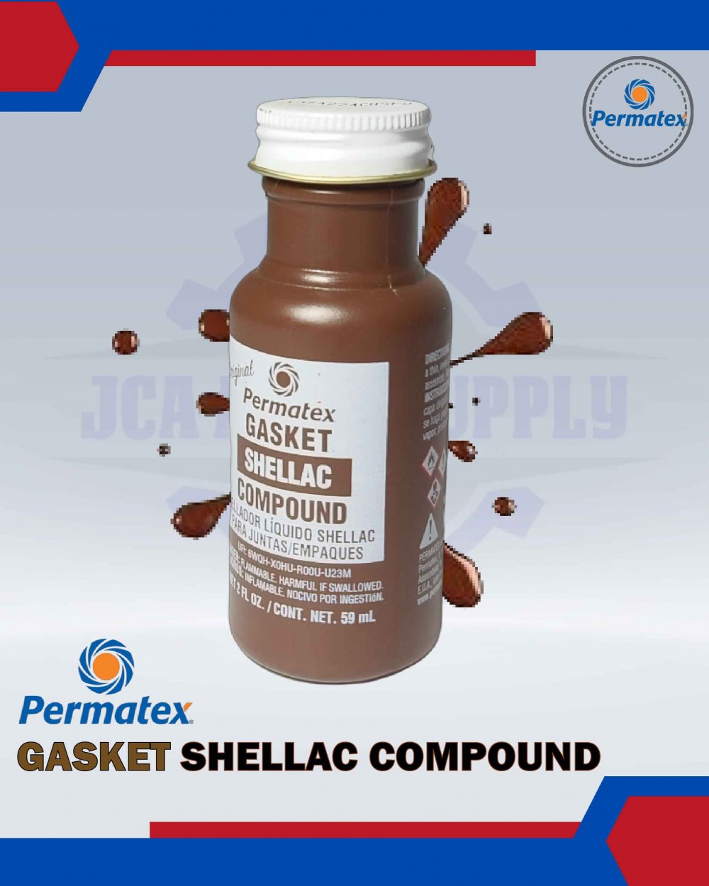 Permatex Gasket Shellac Compound(59ML) | JCA AUTO SUPPLY
