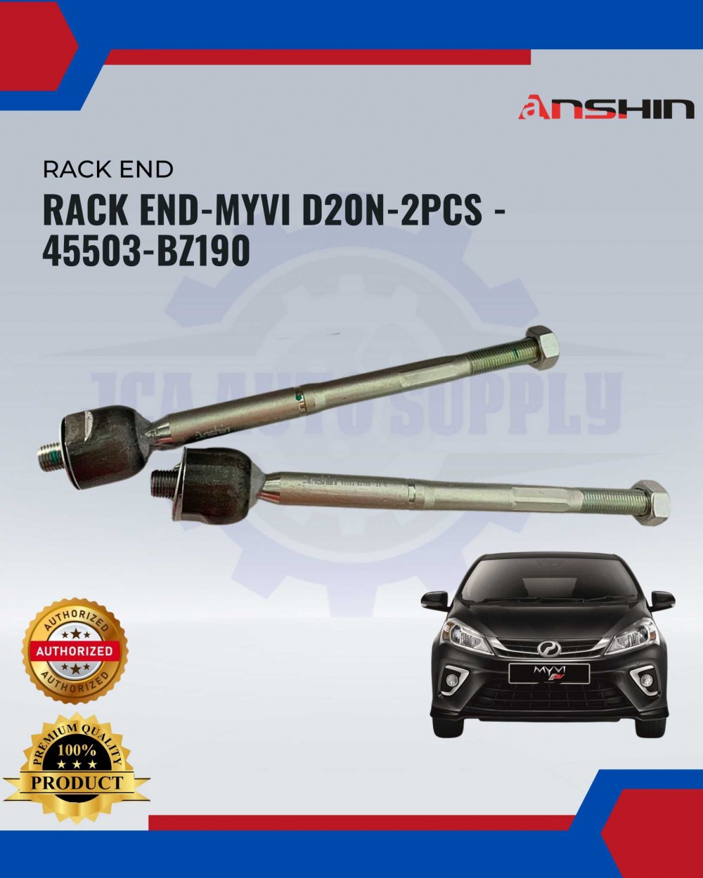 Myvi Gen3 D20N Steering Rack End Set ANSHIN-45503-BZ190 | ANSHIN | JCA ...