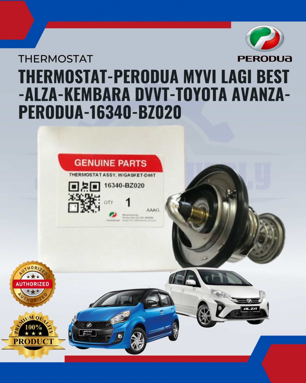 Thermostat-Perodua Myvi Lagi Best -Alza-Kembara Dvvt-Toyota Avanza ...
