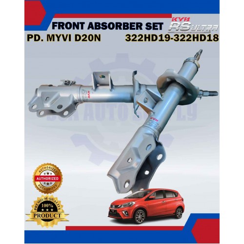 Perodua Myvi Gen3 D20N Front Absorber Set-KYB RS ULTRA-332HD18-332HD19 ...