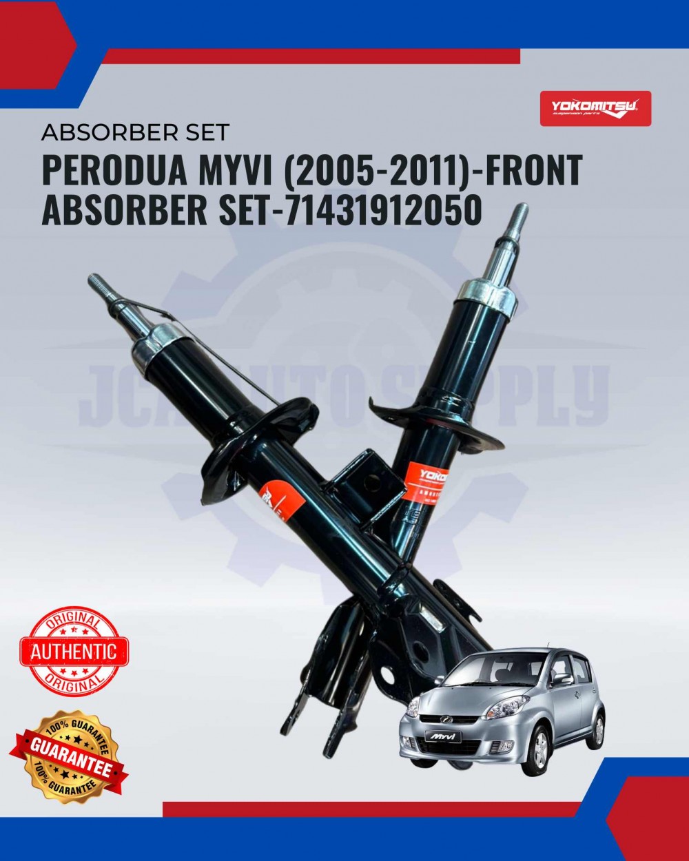 Perodua Myvi (2005-2011)-Front Absorber Set-71431912050 | JCA AUTO SUPPLY