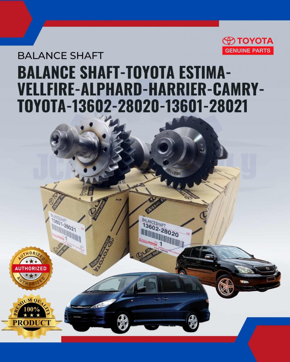 Balance Shaft-Toyota Estima-Vellfire-Alphard-Harrier-Camry-Toyota-13602 ...