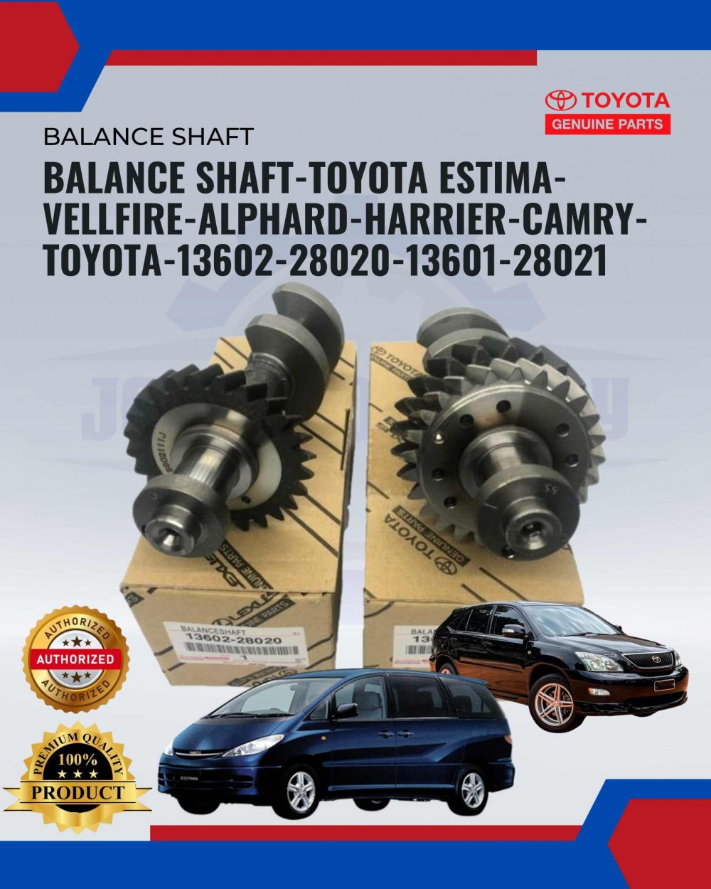 Balance Shaft-Toyota Estima-Vellfire-Alphard-Harrier-Camry-Toyota-13602 ...