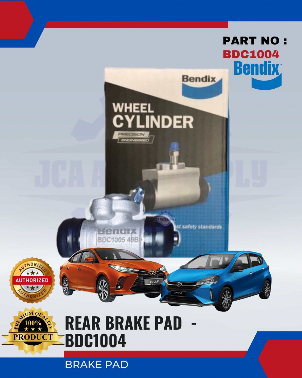 Rear(RH) Brake Pump-Perodua Myvi-Axia-Bezza-Toyota Vios NCP40-NCP93 ...