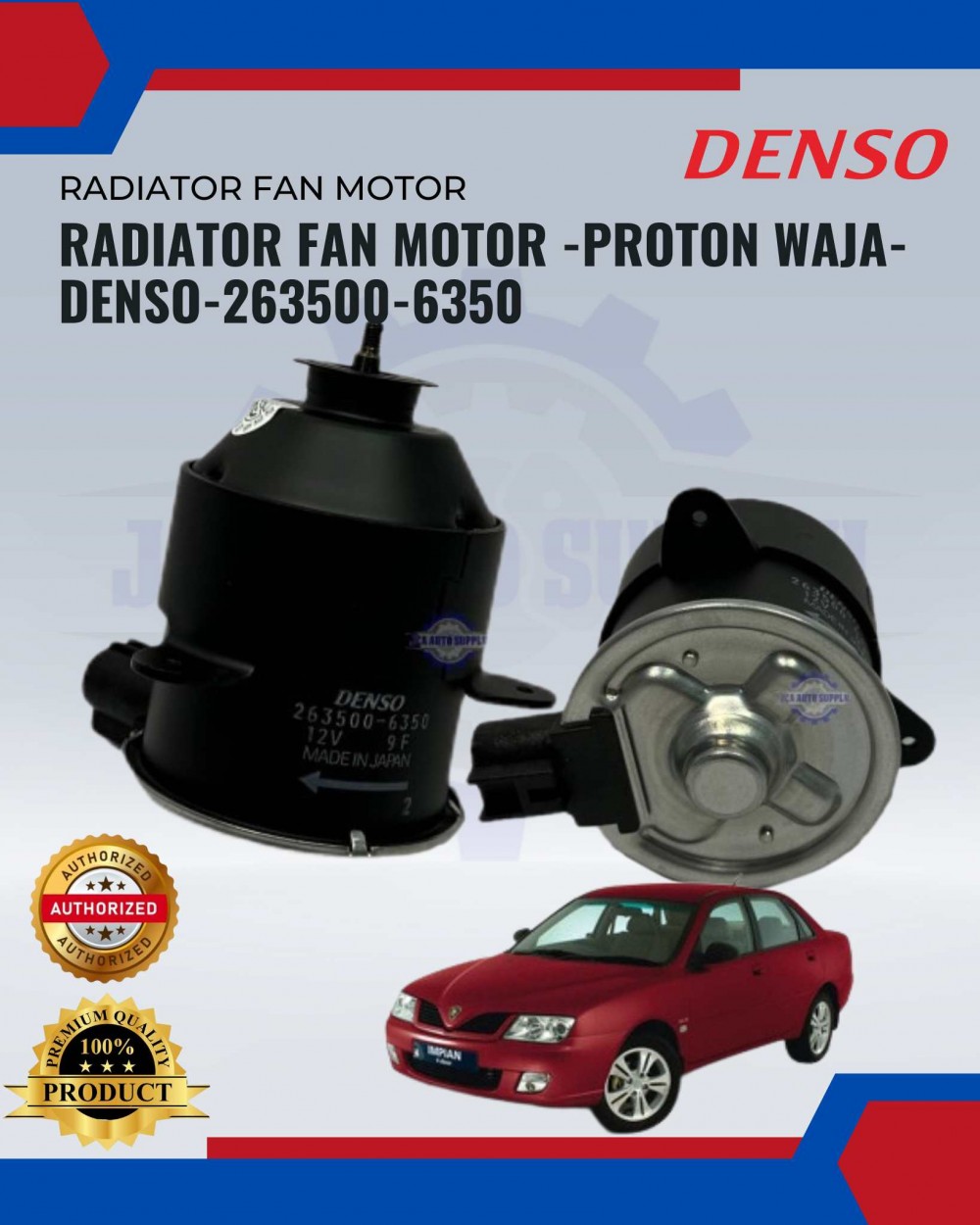 Radiator Fan Motor -Proton Waja-Denso-263500-6350 | JCA AUTO SUPPLY