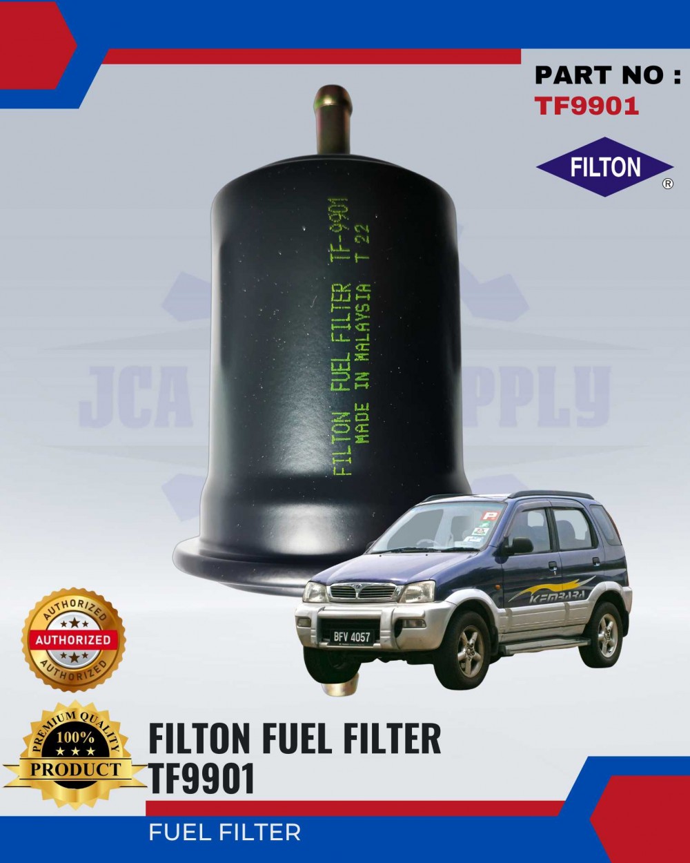 Fuel Filter Original-Proton Kembara 1.3-FILTON-TF9901 | JCA AUTO SUPPLY