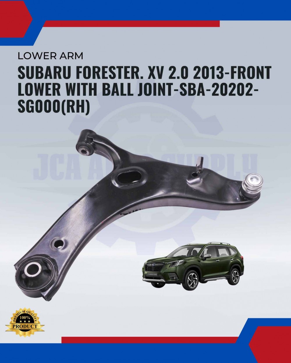 Subaru Forester-Front Lower With Ball Joint-SBA-20202-SG000(RH) | JCA ...