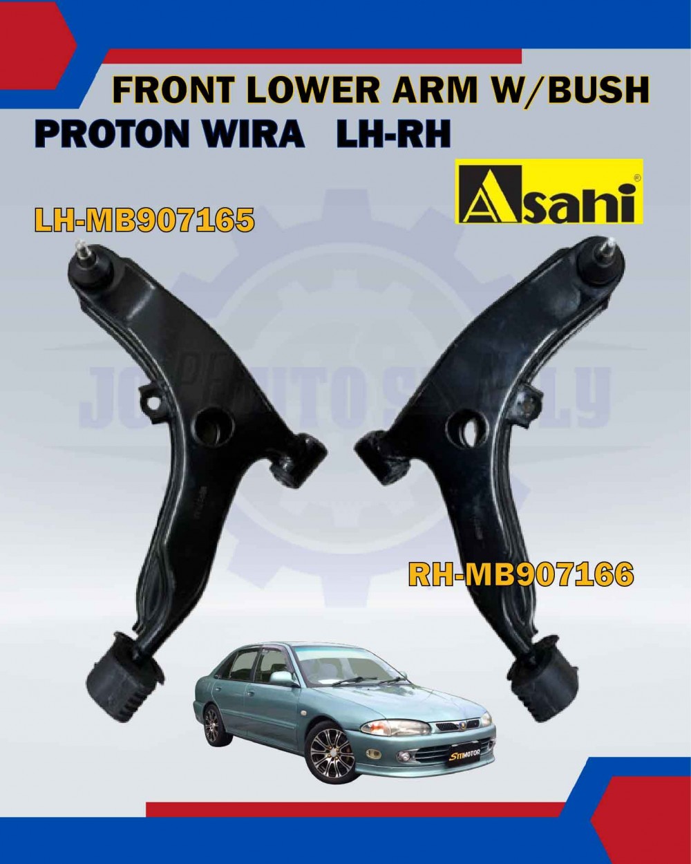 Proton Wira Front Lower Arm LH-RH Asahi | JCA AUTO SUPPLY