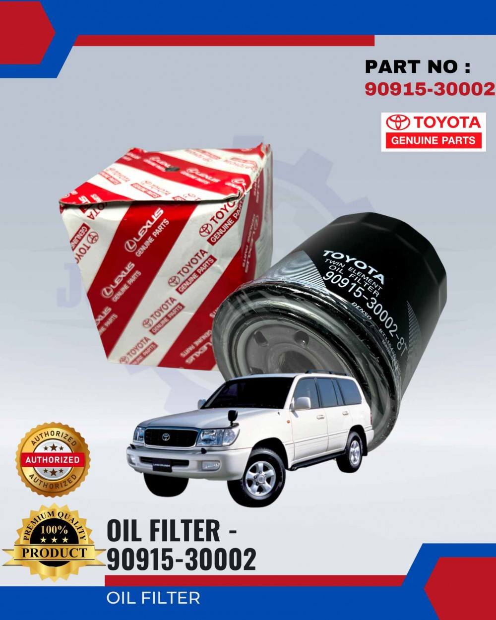 Toyota Genuine 90915-30002-8T Oil Filter | Toyota | JCA AUTO SUPPLY