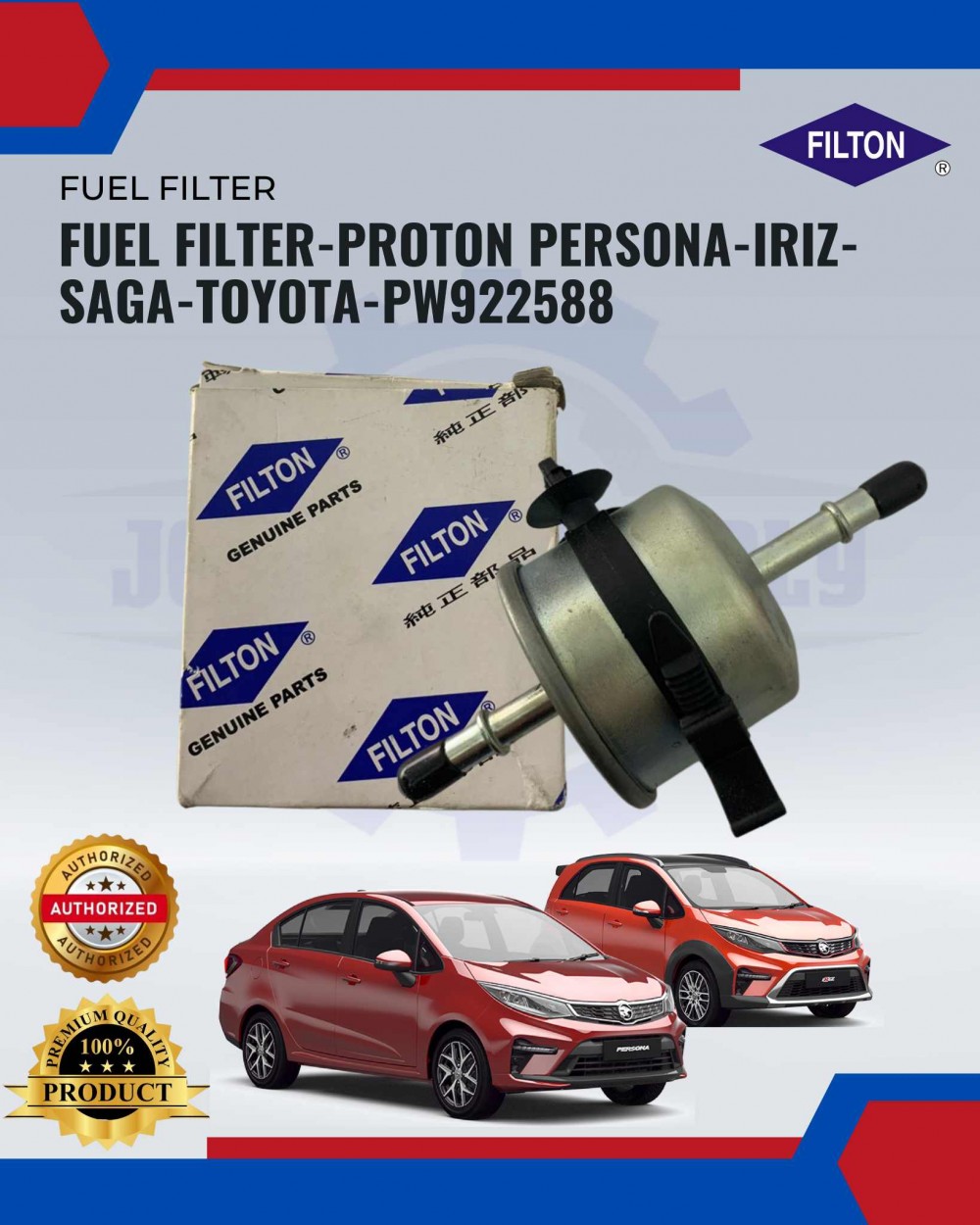 Fuel Filter-Proton Persona-Iriz-Saga-Filton-PW922588 | JCA AUTO SUPPLY