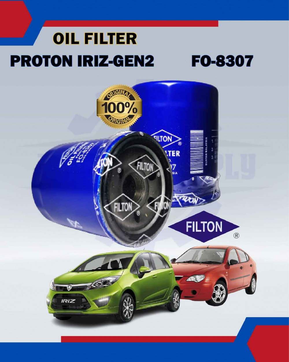 Proton Oil Filter-Filton-Proton-Proton Wira, Persona, Waja, Gen2, Exora ...