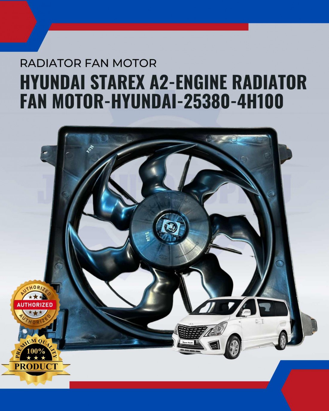 Hyundai Starex A2-Engine Radiator Fan Motor-Hyundai-25380-4H100 | JCA ...