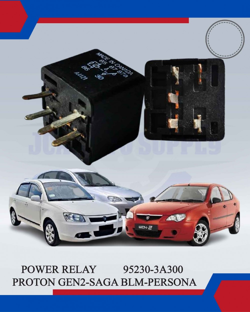 Power Relay 5 Pin-Proton Saga Blm-Gen2-Persona-VICTORY AUTO PARTS-95230 ...