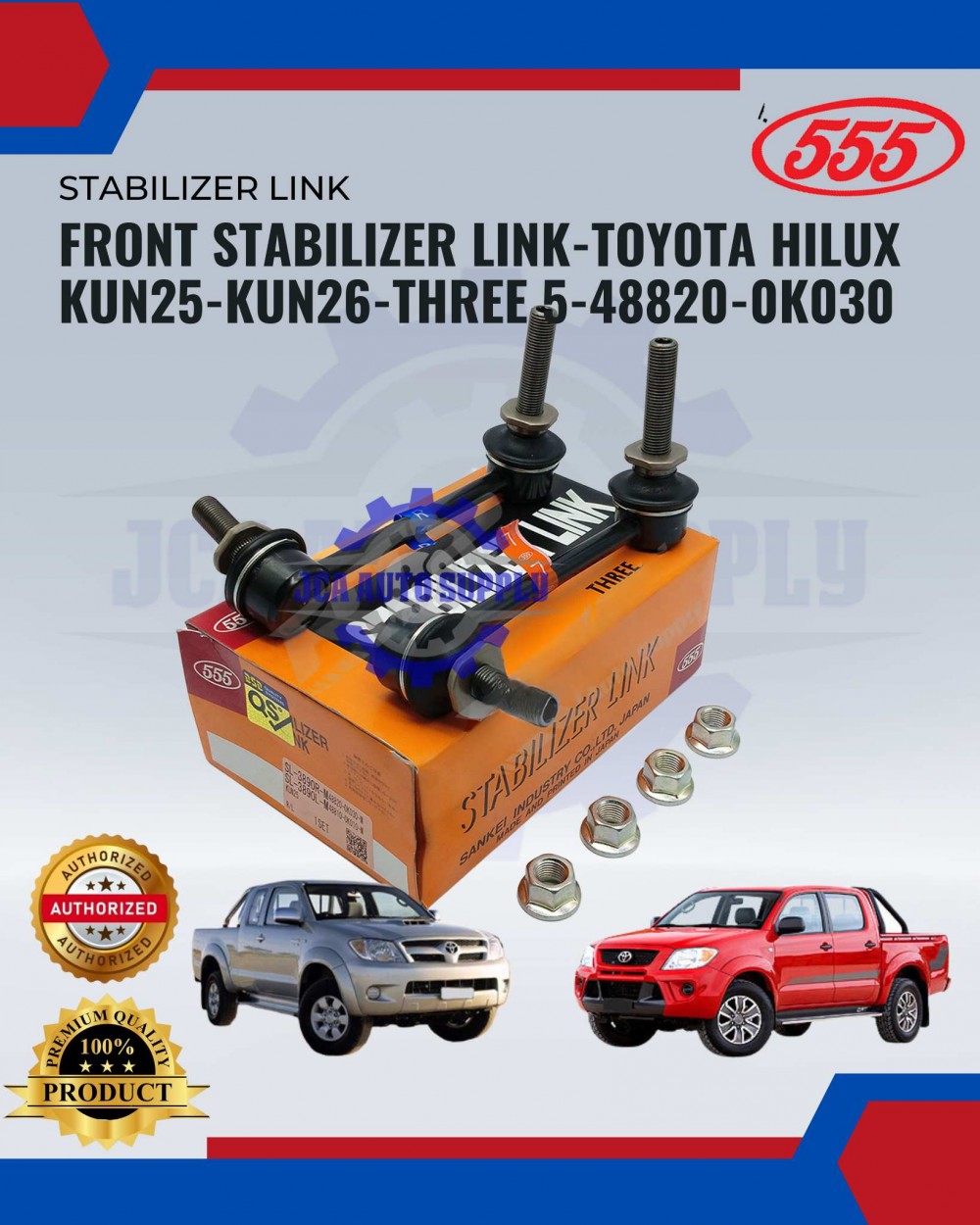 Front Stabilizer Link-Toyota Hilux Kun25-Kun26-Three 5-48820-0K030 ...