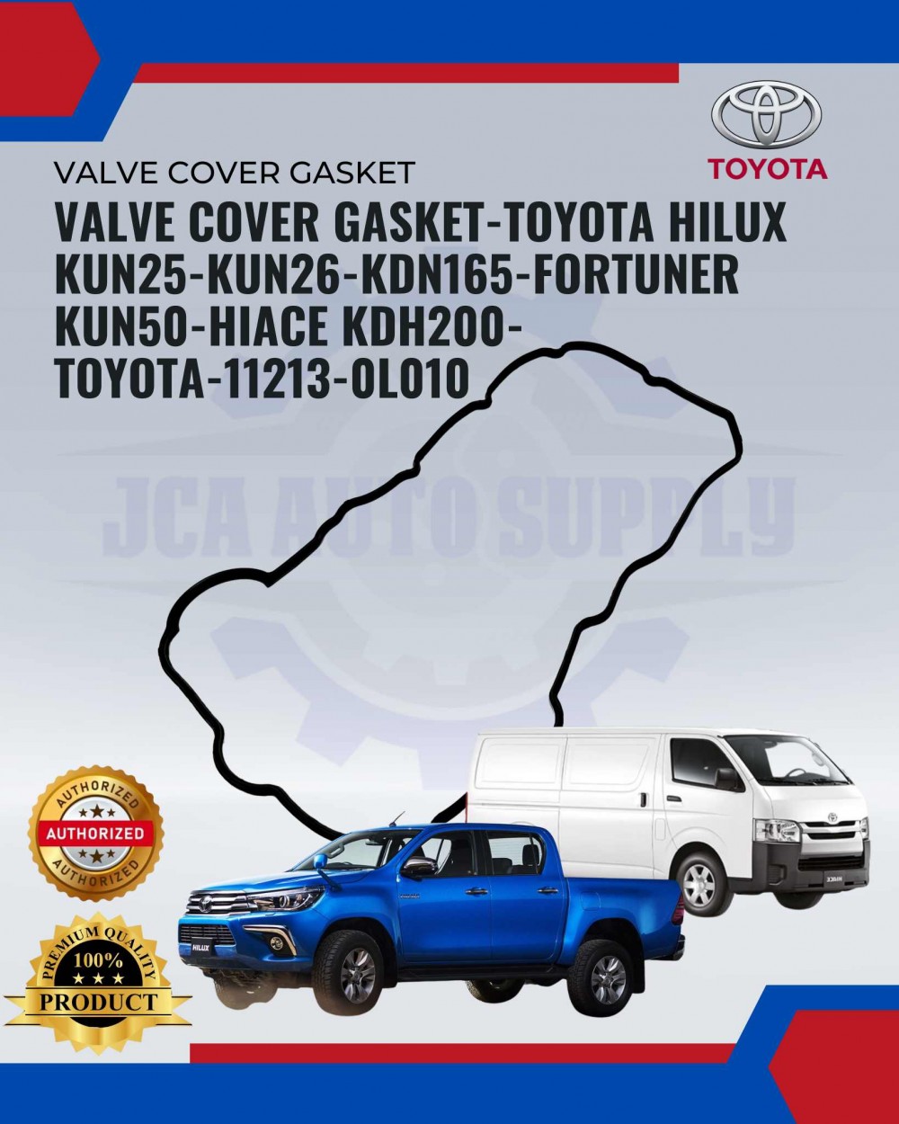 Valve Cover Gasket-Toyota Hilux KUN25-KUN26-KDN165-Fortuner KUN50-HIACE ...