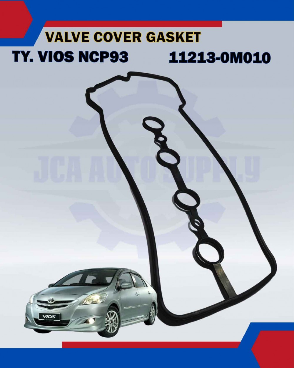 Valve Cover Gasket TOYOTA ORIGINAL-Toyota Vios NCP42-NCP93-NCP150-11213 ...