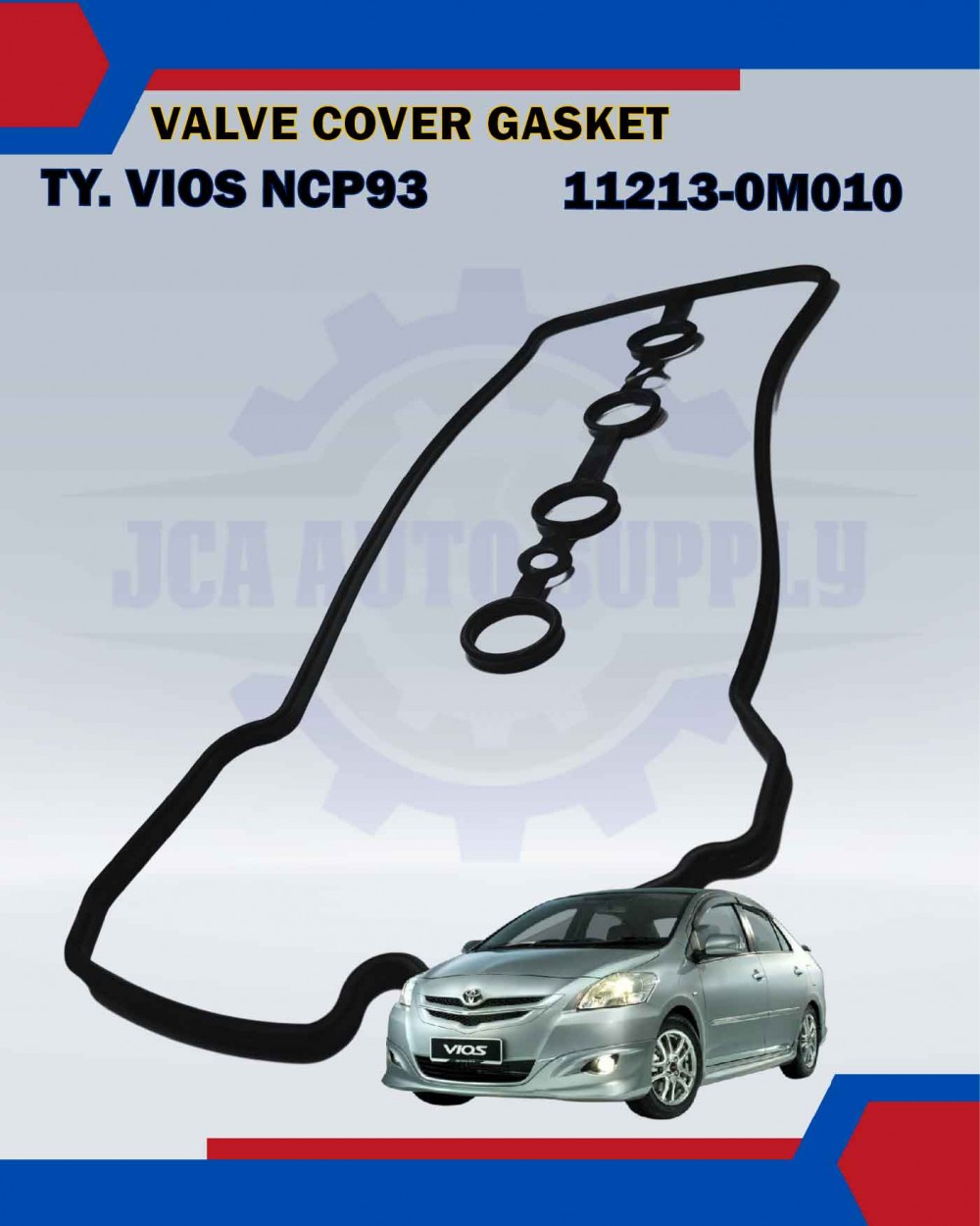Valve Cover Gasket TOYOTA ORIGINAL-Toyota Vios NCP42-NCP93-NCP150-11213 ...