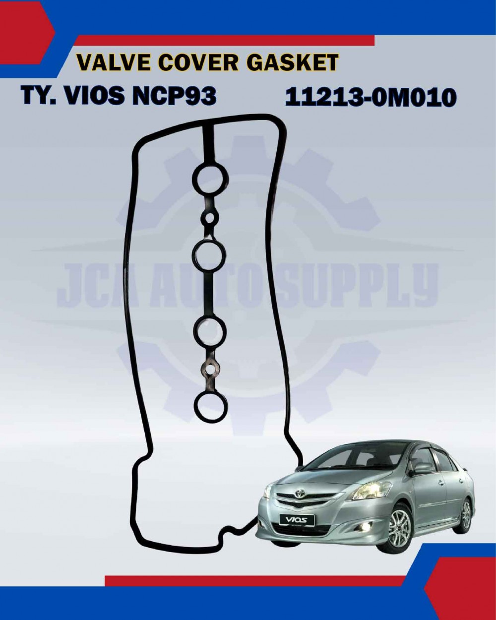Valve Cover Gasket TOYOTA ORIGINAL-Toyota Vios NCP42-NCP93-NCP150-11213 ...