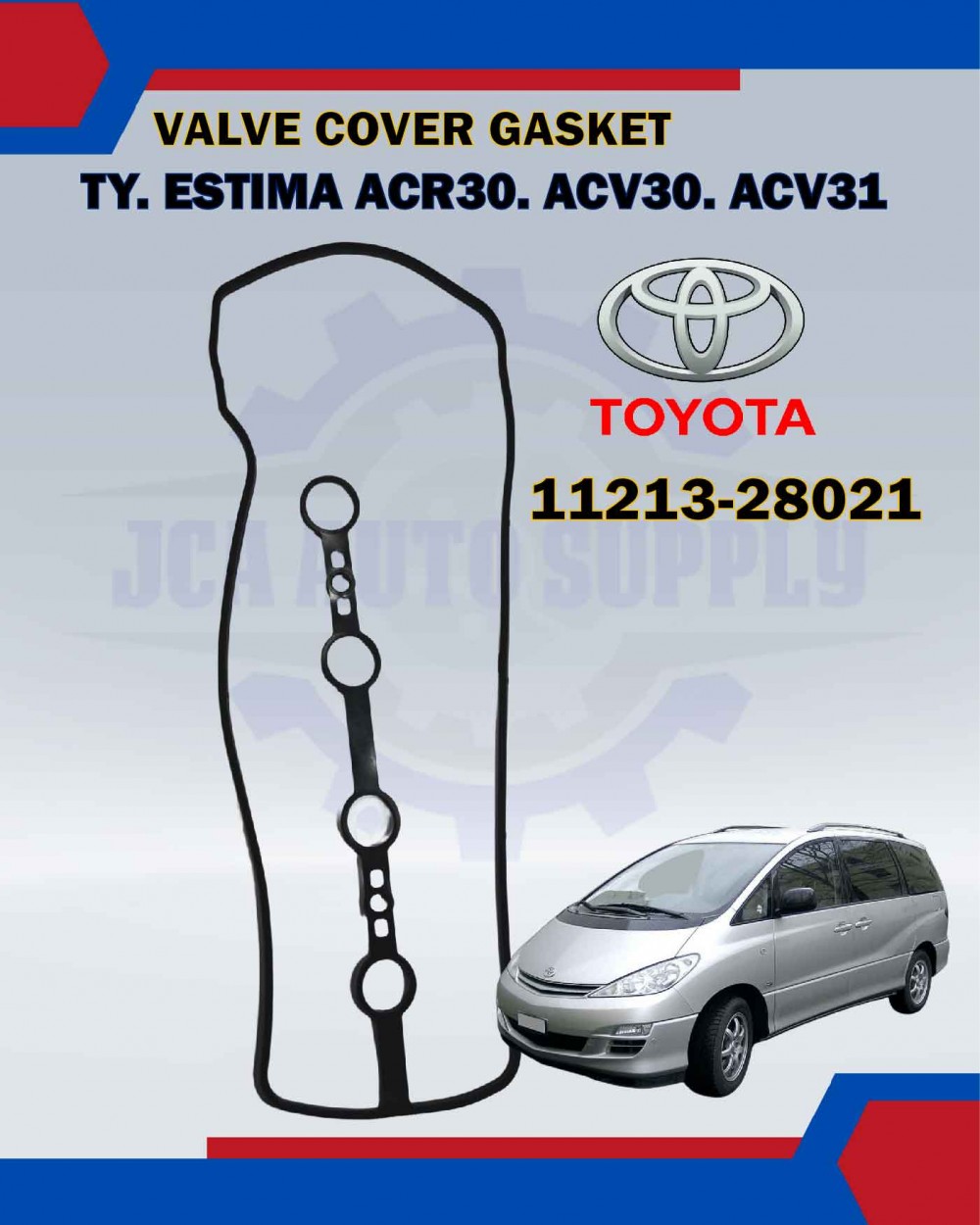 Toyota Valve Cover Gasket Set ORIGINAL-Toyota Estima ACR30 Camry ACV31 ...
