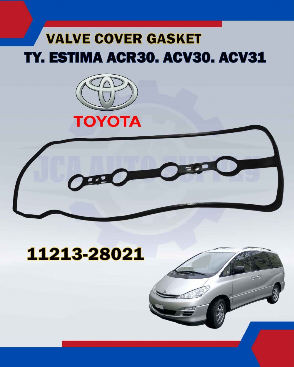 Toyota Valve Cover Gasket Set ORIGINAL-Toyota Estima ACR30 Camry ACV31 ...