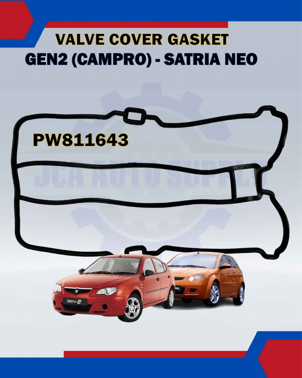 Valve Cover Gasket 100% ORIGINAL - Proton Gen2 (Campro), Satria Neo ...