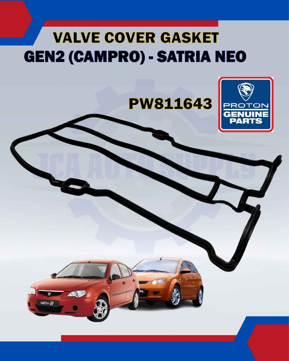 Valve Cover Gasket 100% ORIGINAL - Proton Gen2 (Campro), Satria Neo ...